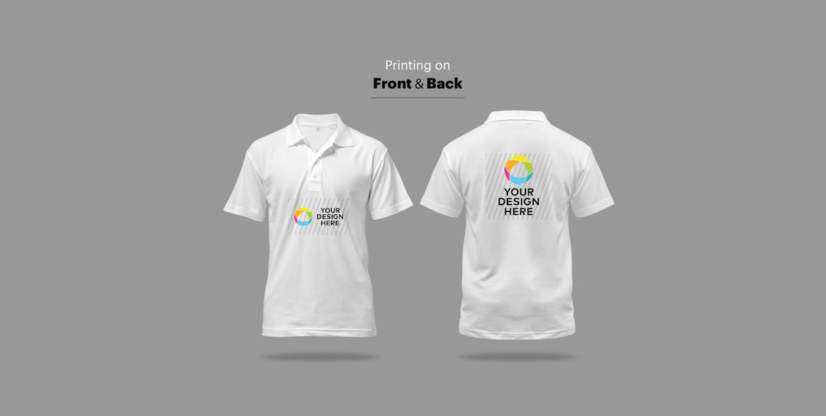 Polyester Polos Multi Location Vistaprint